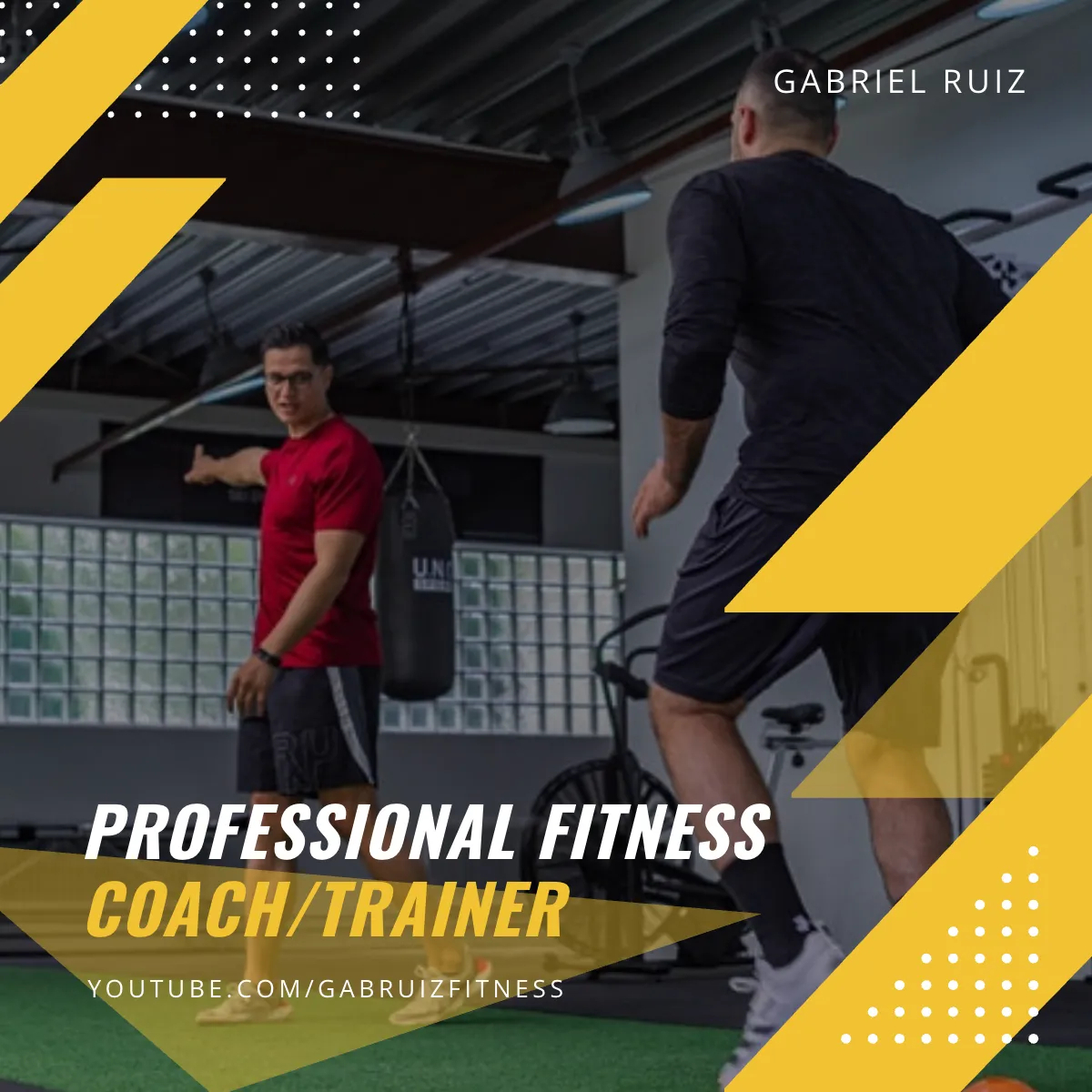Personal Trainer Instagram Post Template PSD Template