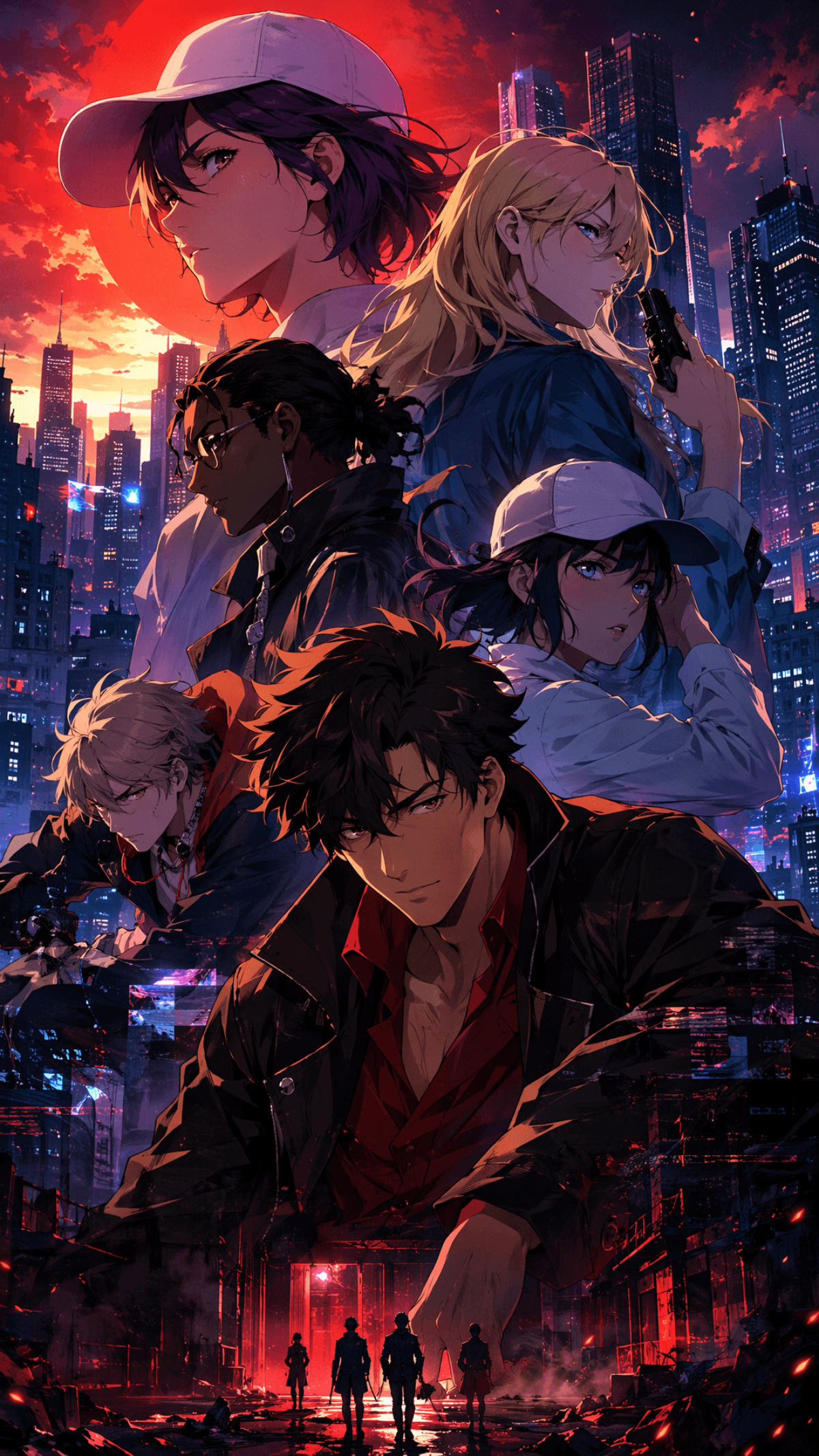 Free Lazarus Anime Template to Edit Online