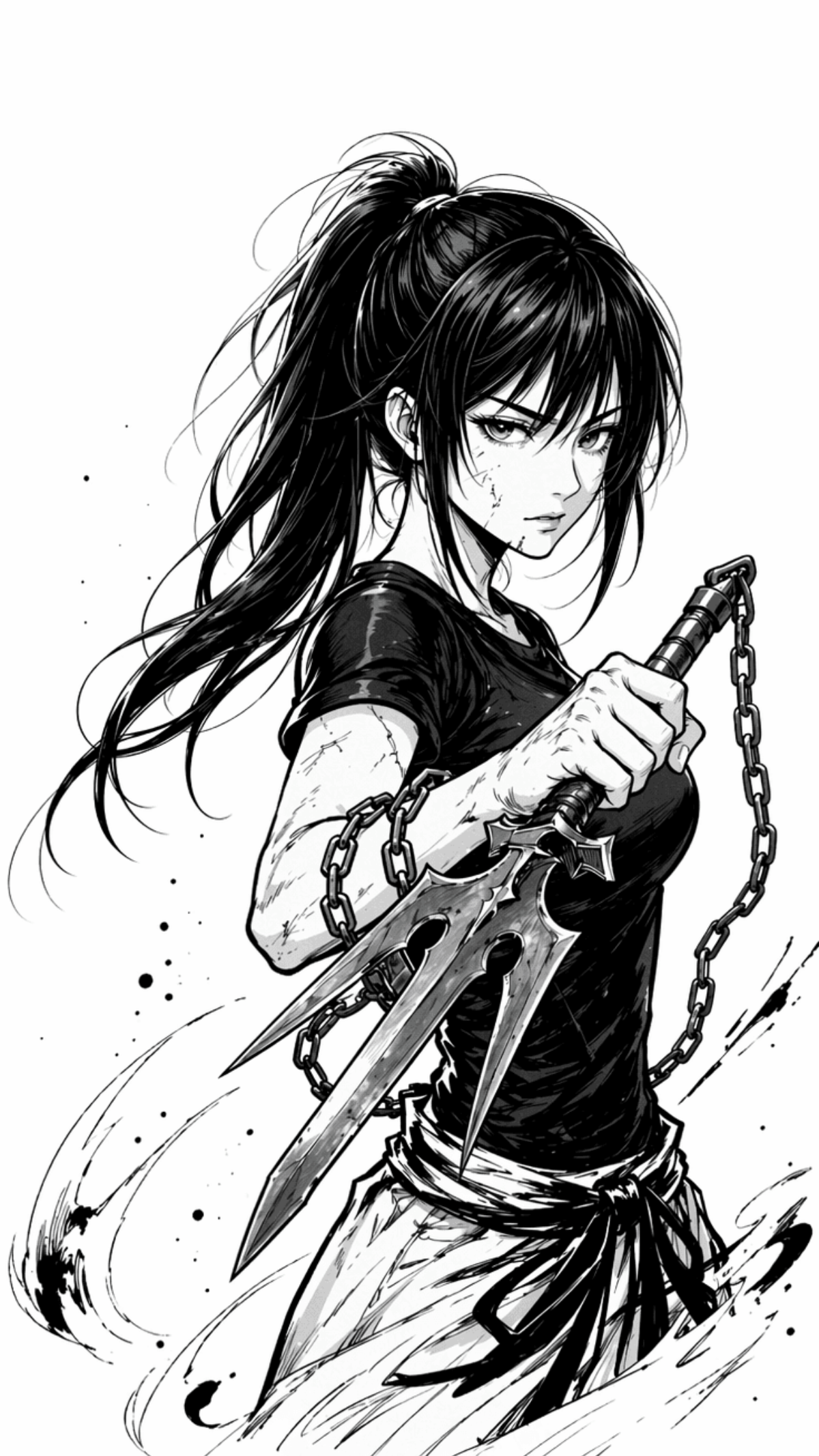Free Anime Drawing Template to Edit Online