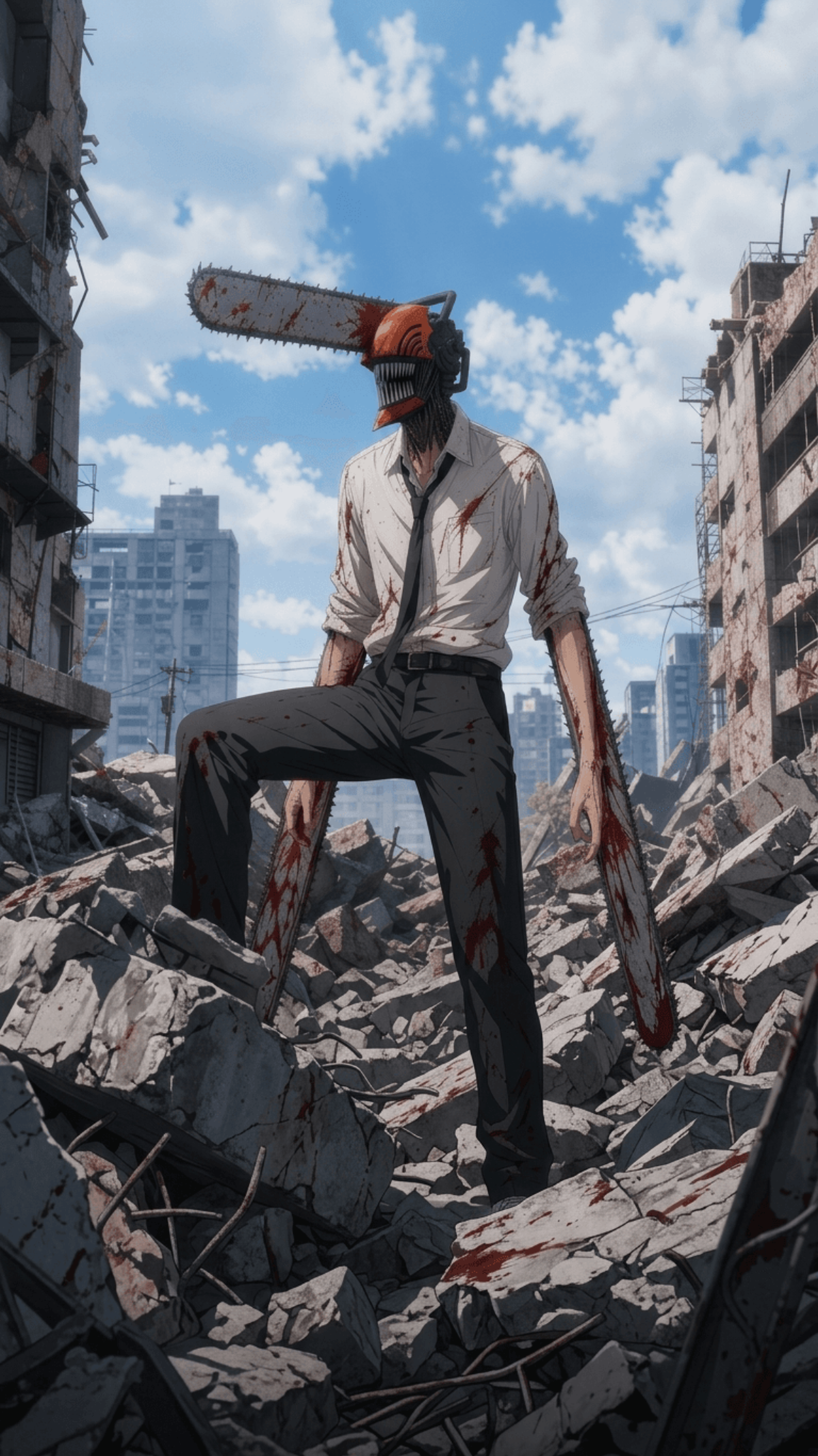 Free Chainsaw Man Anime Template to Edit Online