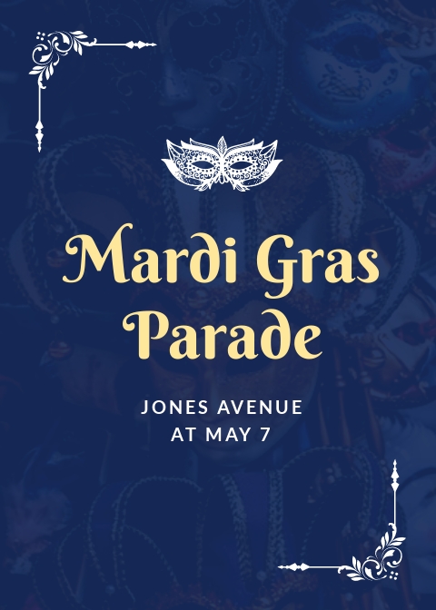 Free Mardi Gras Style Ticket Invitation Template Download In Word 