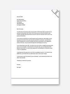 Free Part Time Job Application Letter Template in Microsoft Word, Apple ...