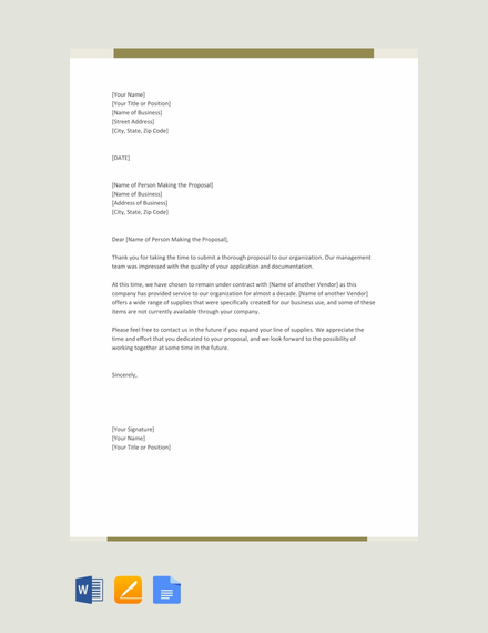 FREE Termination of Services Letter to Vendor Template - Word | Google ...