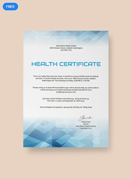 Medical Membership Certificate Template - Edit Online & Download ...