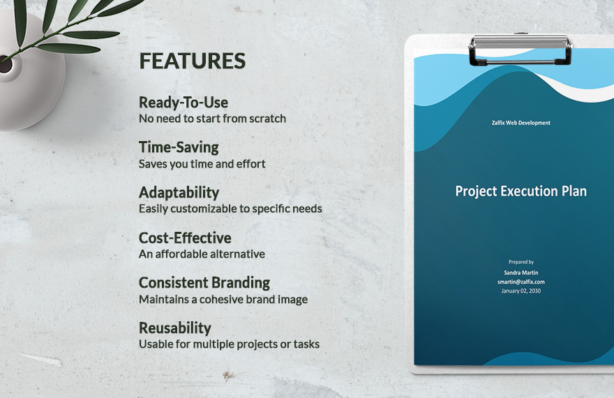 Project Execution Plan Template - Download in Word, Google Docs, PDF ...