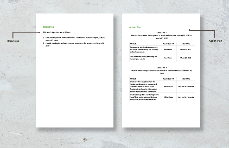 Project Execution Plan Template - Google Docs, Word, Apple Pages, PDF ...