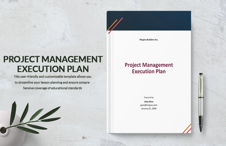 Free Execution Plan Templates Editable And Printable