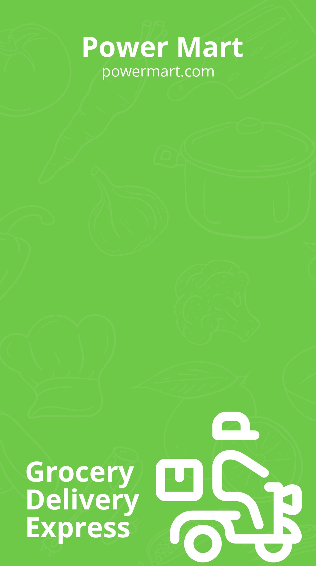 Free Grocery Delivery Whatsapp Post Template Template