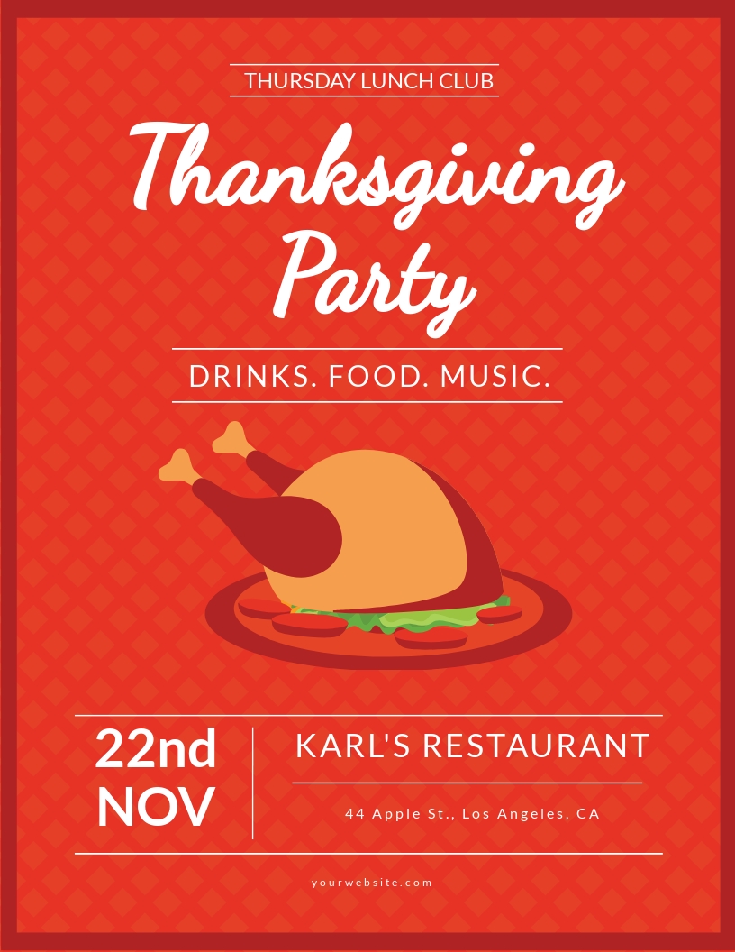 FREE Thanksgiving Day Templates In Microsoft Word DOC Template