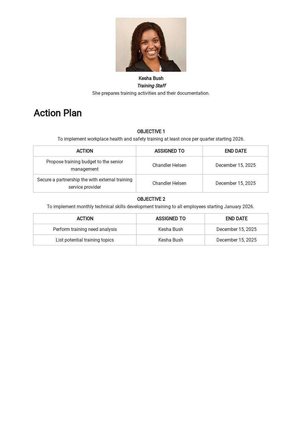 Training Program Plan Template - Google Docs, Word, Apple Pages, PDF ...