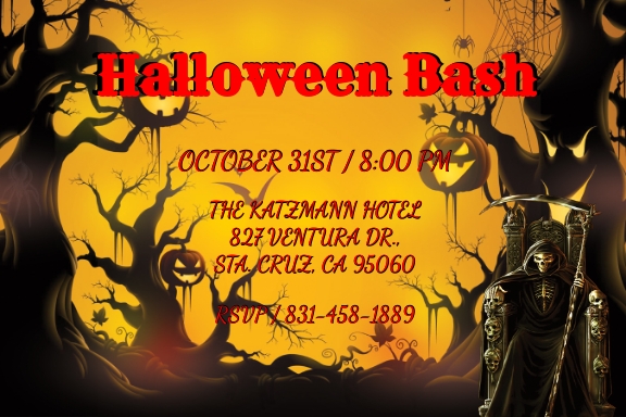 FREE Fright Night Halloween Invitation Template - Word (DOC) | PSD ...