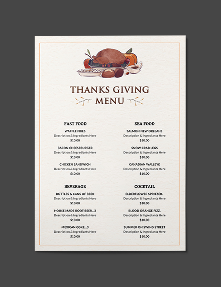 Elegant Dinner Menu Designs - 34+ Free Templates in PSD, AI, Vector EPS