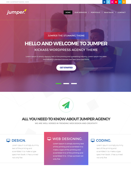 Free Creative Agency Website Template