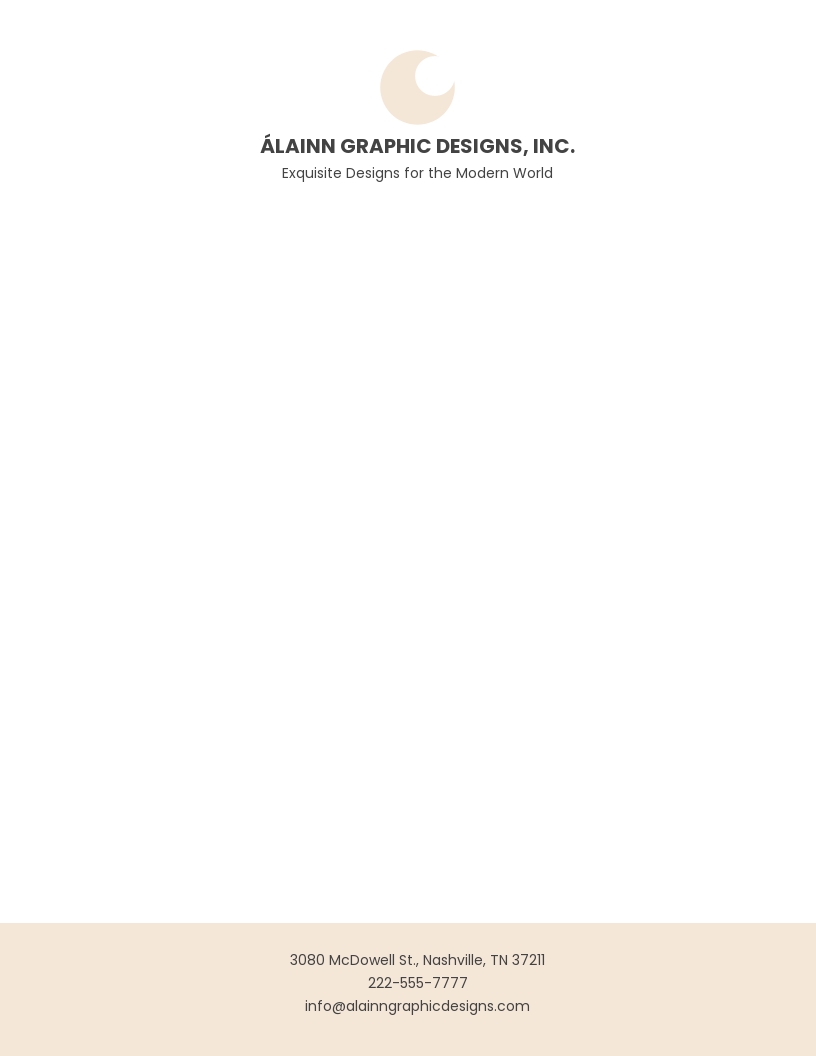 Professional Graphic Designer Letterhead Template - Word | Template.net