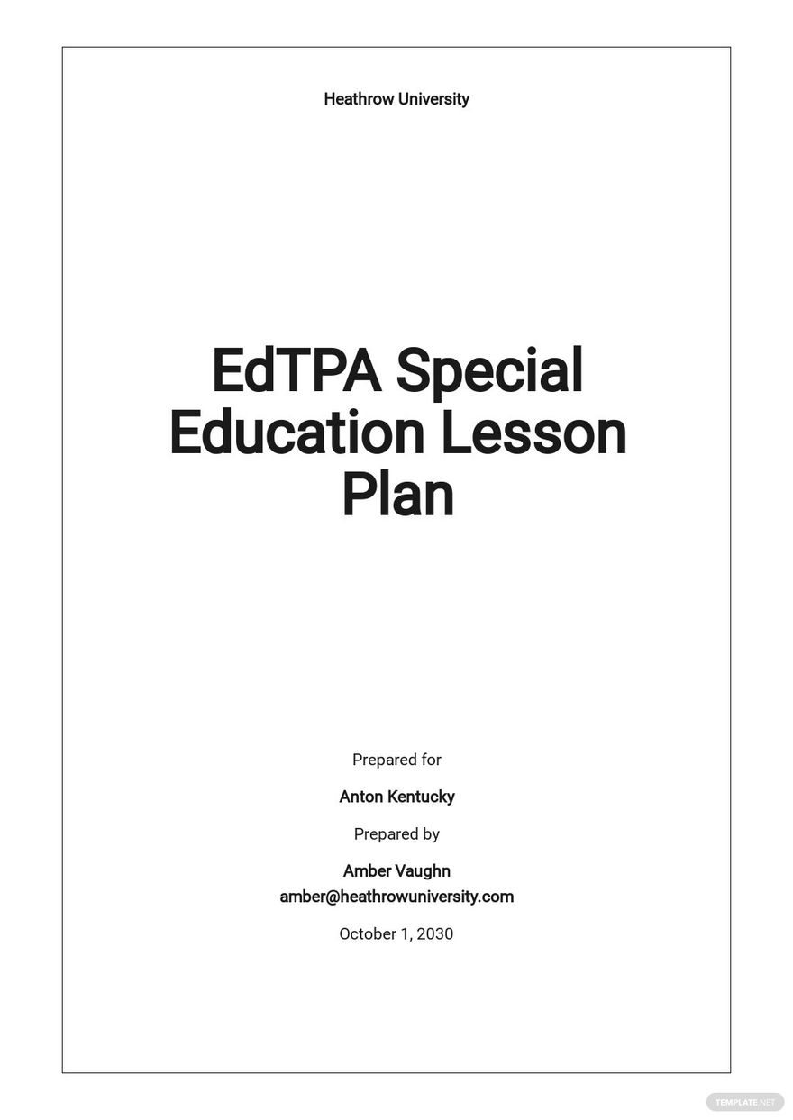 Education Plan Templates 41 Docs Free Downloads Template