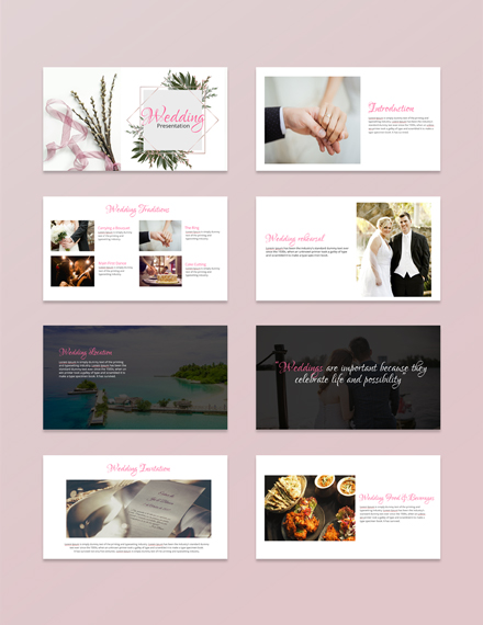 Wedding Powerpoint Presentation Template - Apple Keynote, PowerPoint ...