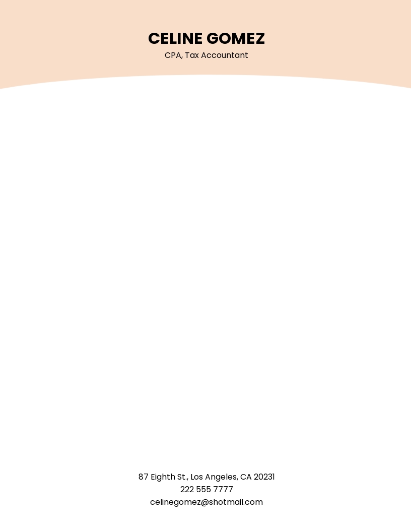 Free Professional Letterhead Layout Template - Google Docs, Word ...