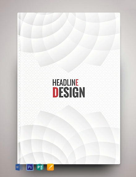 FREE Elegant Binder Cover Template Word DOC PSD InDesign 