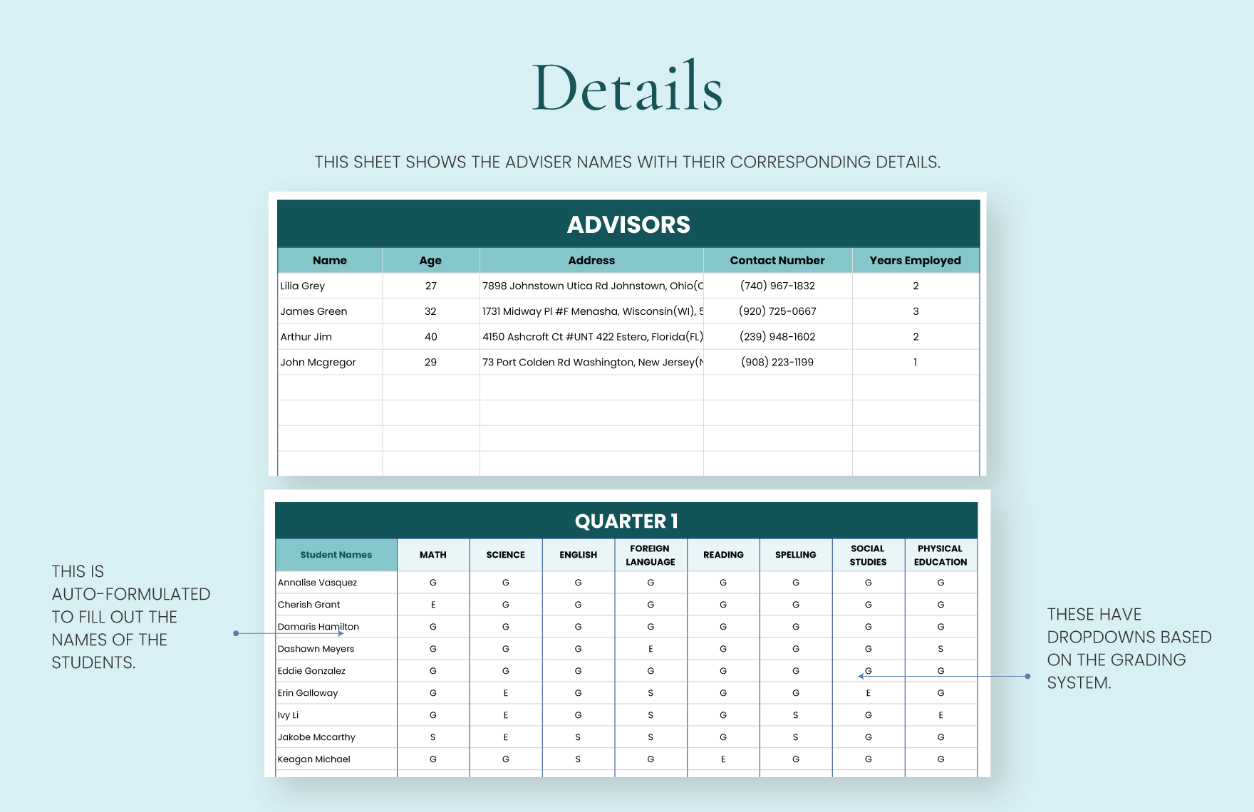 Simple Home School Report Card Template - Download in Word, Google Docs ...