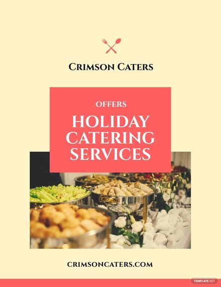 Holiday Catering Flyer Template Download In Word Google Docs Apple 