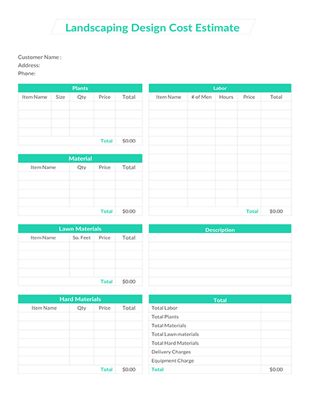 Cost Estimate Template Download 239 Sheets In Word Excel Pages 