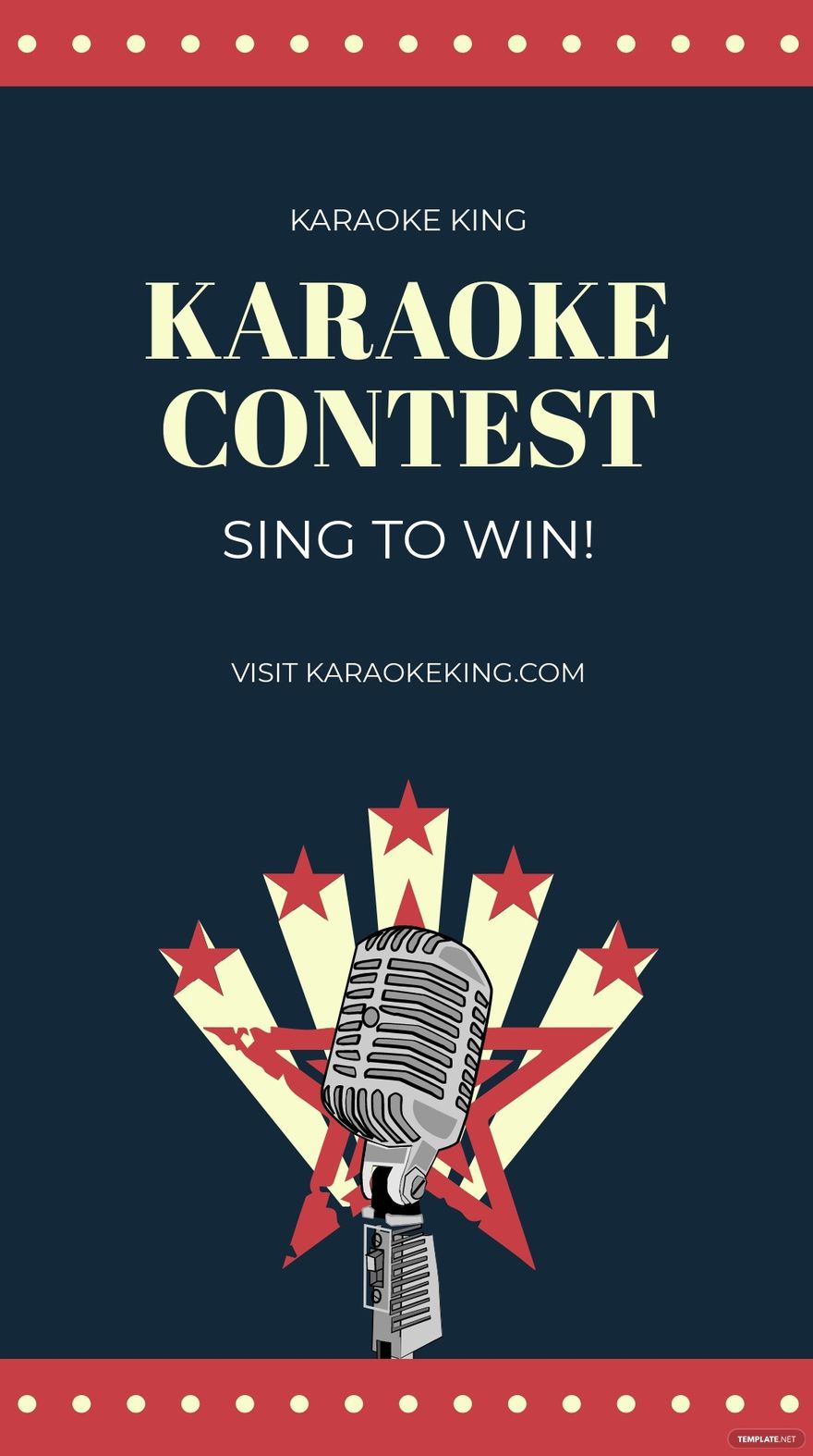 Free Karaoke Contest Instagram Story Template Template