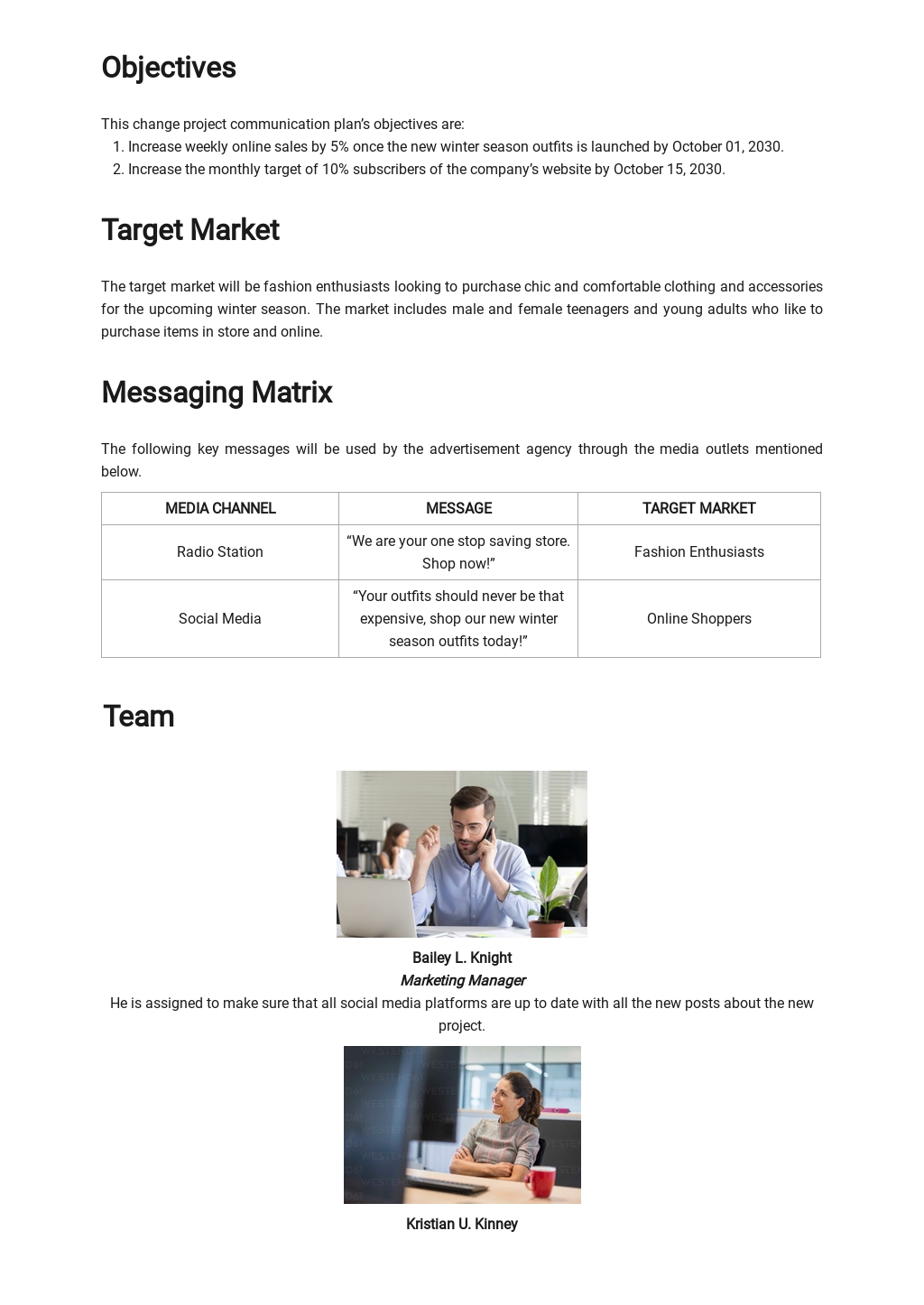 New Project Communication Plan Template [Free PDF] - Google Docs, Word ...