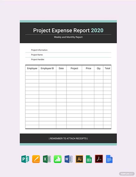 FREE Construction Expense Report Template - PDF | Word (DOC) | Excel ...