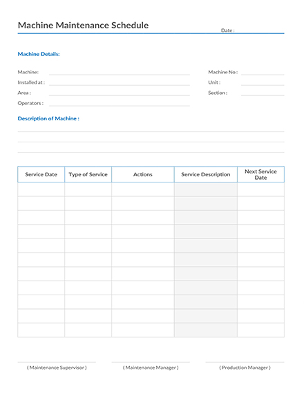 Electrical Preventive Maintenance Schedule Template: Download 128 ...