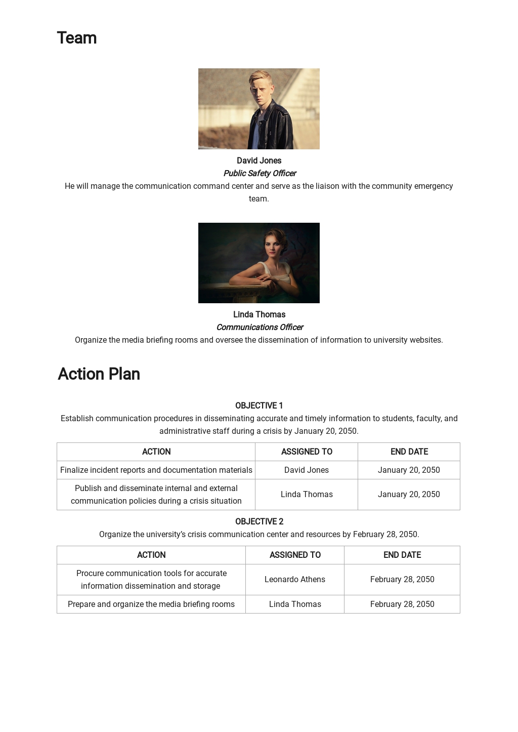 FREE University Crisis Communication Plan Template - Google Docs, Word ...