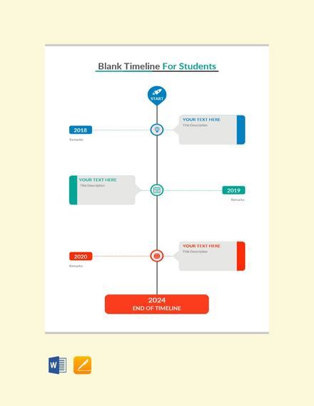 6+ Sample Timeline Templates for Students - DOC, PDF