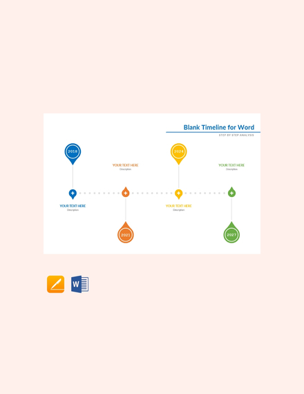 8+ Blank Timeline Templates - Free Sample, Example Format Download