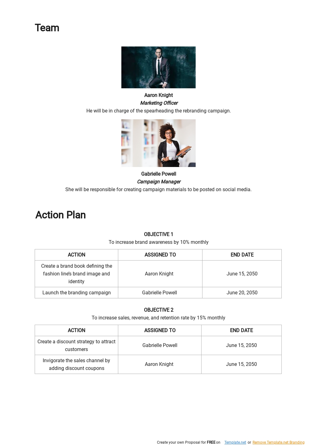 Brand Campaign Plan Template - Google Docs, Word, Apple Pages ...