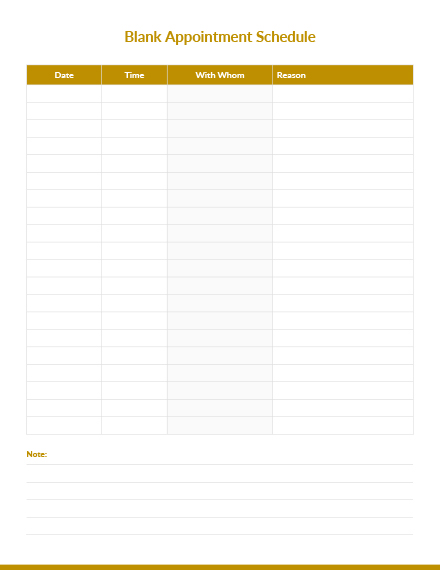 Free Doctor Appointment Schedule Template in Microsoft Word, Apple ...