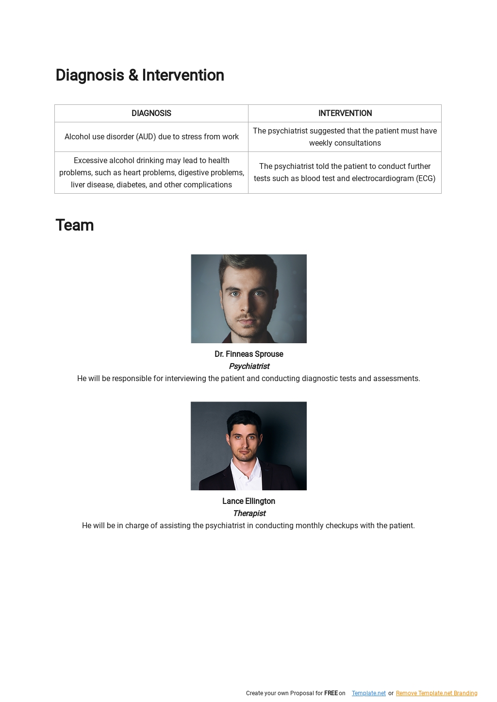 SelfCare Recovery Plan Template [Free PDF] - | Template.net