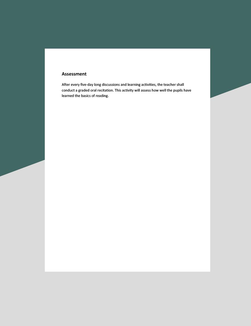 5-Day Guided Reading Lesson Plan Template - Google Docs, Word, Apple ...
