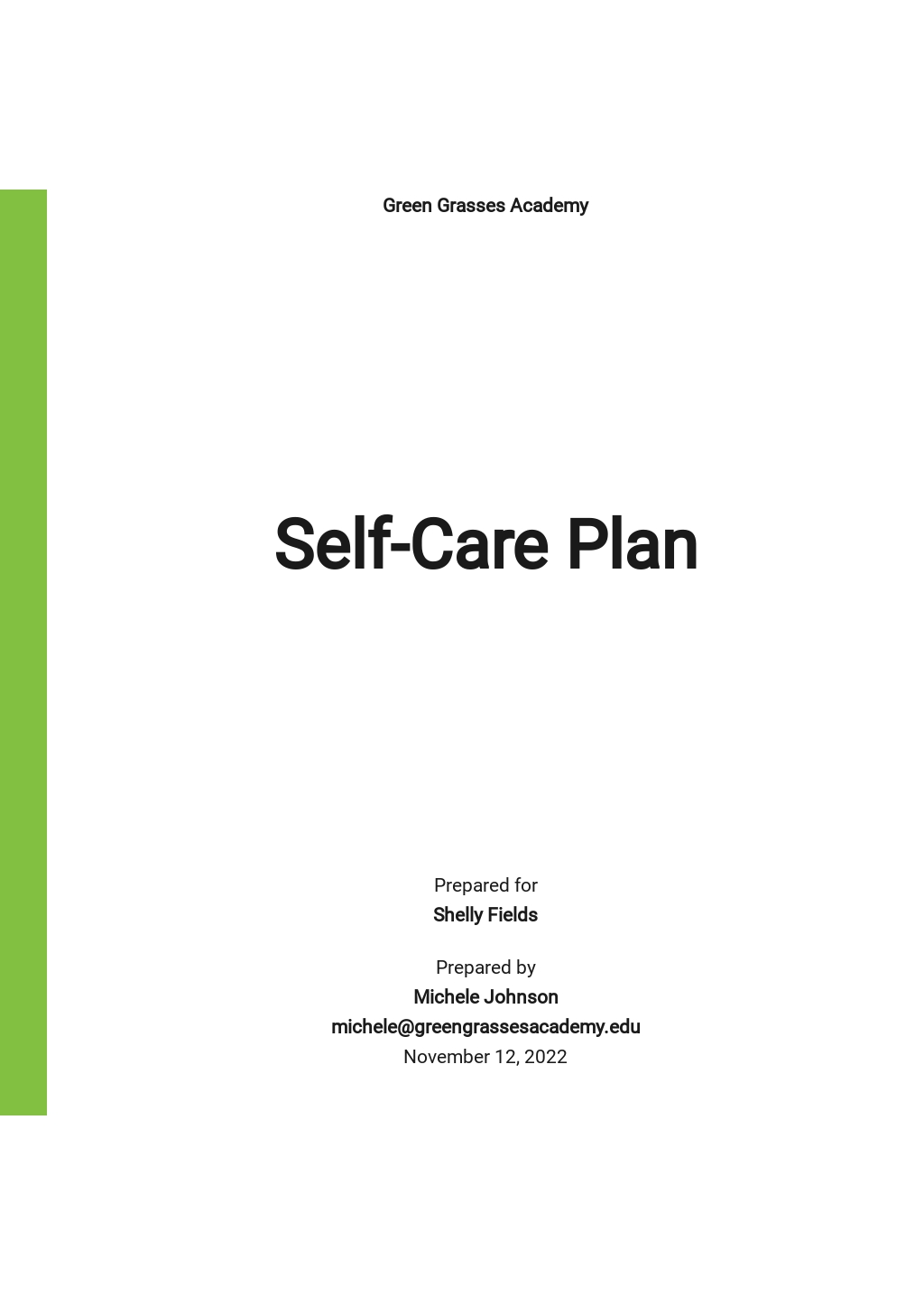 Self Care Plan Template For Students Google Docs Word Apple Pages Self Care Plan Template For Students Google Docs Word Apple Pages