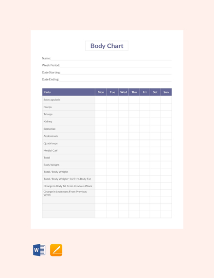 FREE Growth Chart Template - Word (DOC)