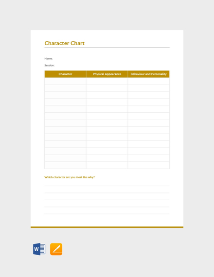 21+ FREE Printable Chart Templates - Microsoft Word (DOC) | Template.net