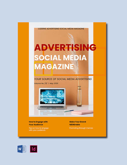 Marketing Advertising Magazine Template - InDesign, Word, PDF ...