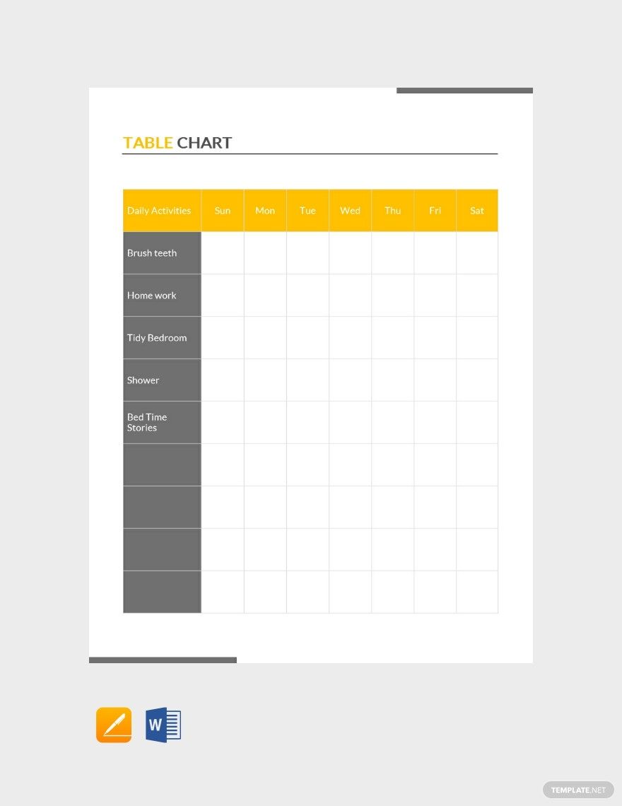 Free Times Table Chart 1 12 PDF Template