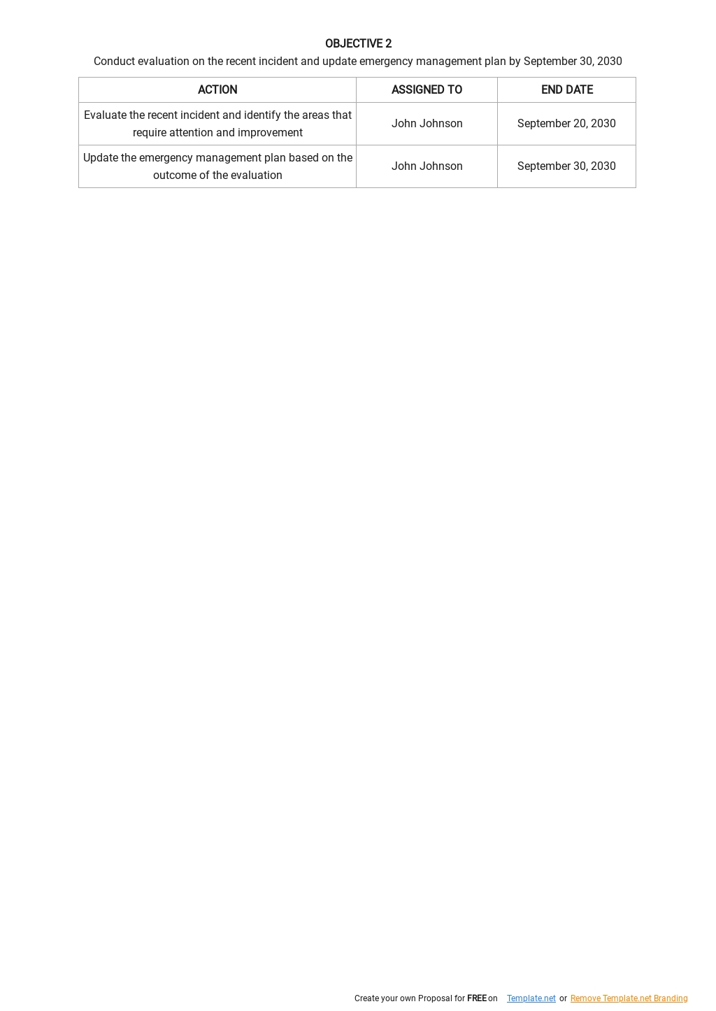 Post-Incident Action Plan Template - Google Docs, Word, Apple Pages ...