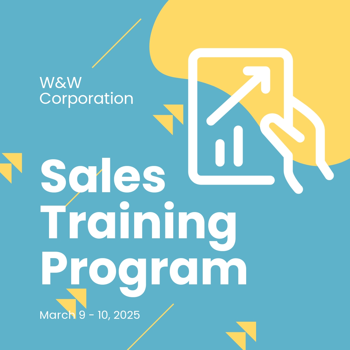Free Training Advertisement Linkedin Post Template
