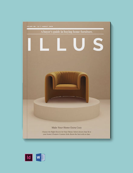 Free Simple Gaming Magazine Template - InDesign, Word | Template.net