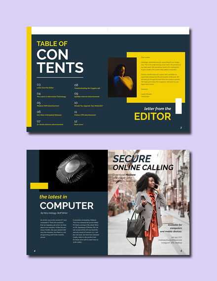 IT and Computer Magazine Template - InDesign, Word | Template.net