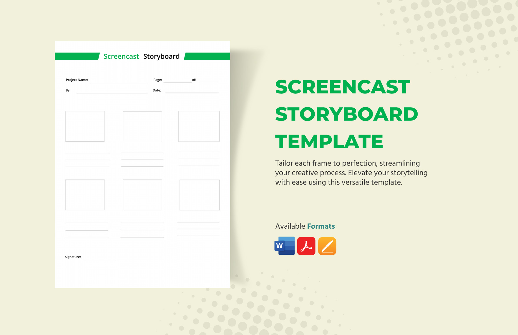5+ Simple Storyboard Templates - DOC, PDF