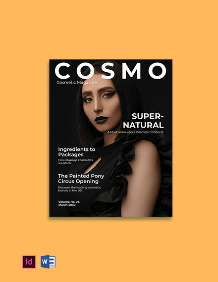 Basic Fashion Magazine Template - InDesign, Word, PDF | Template.net