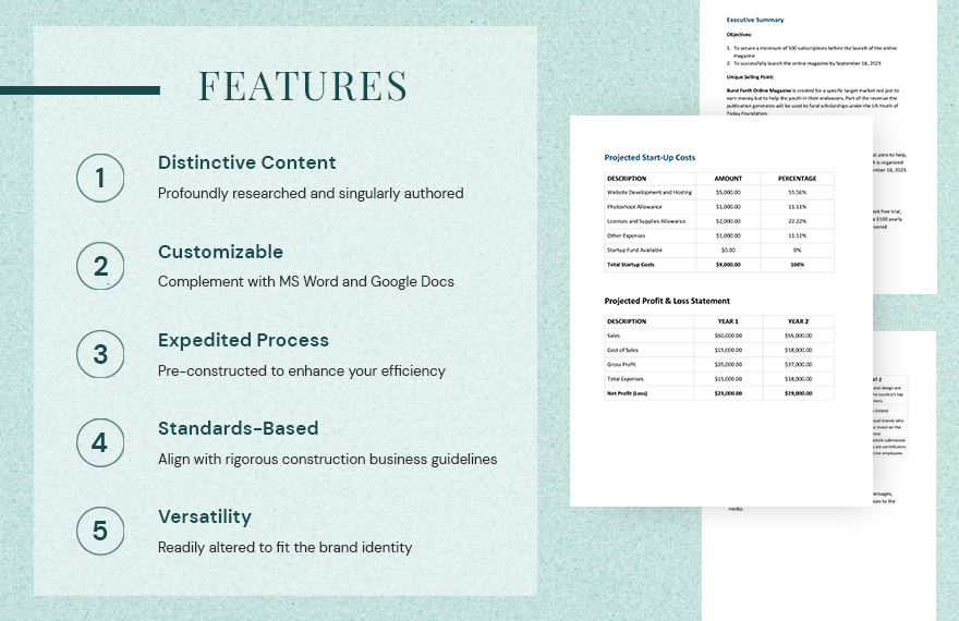 Online Business Plan Template - Download in Word, Google Docs, PDF ...