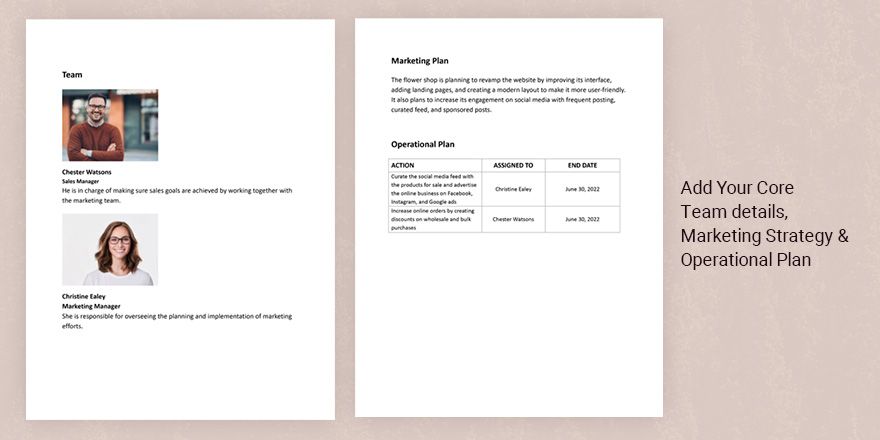 Online Store Business Plan Template - Google Docs, Word, Apple Pages ...
