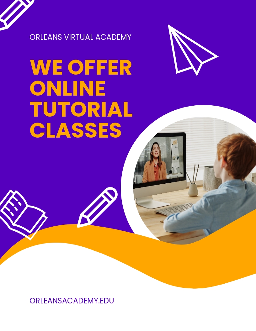 Tutoring Flyer Template Free JPG Google Docs Illustrator InDesign 